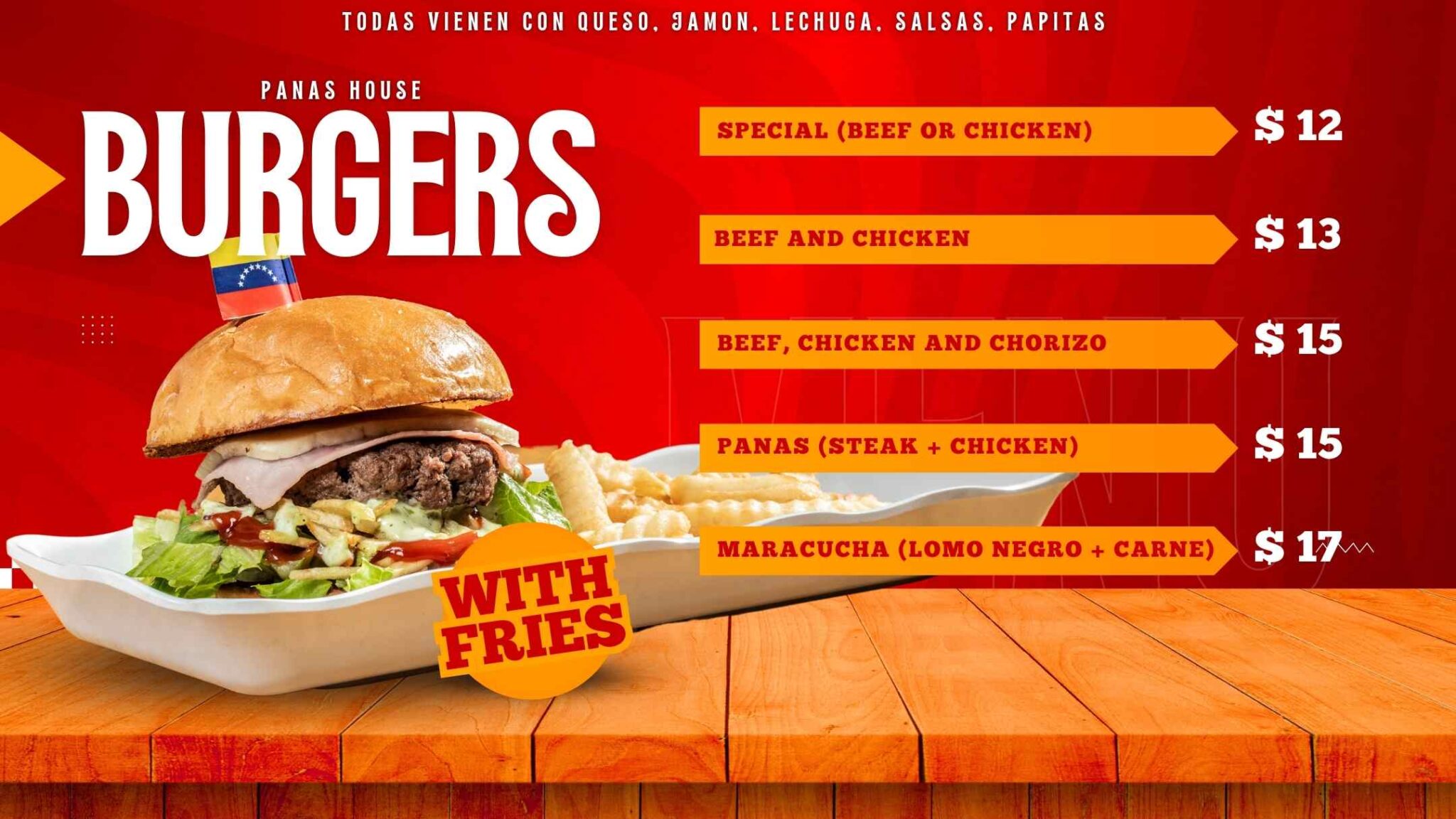 Menu – Panas House